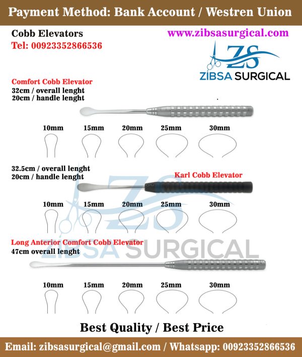 Cobb Elevators – Zibsa Surgical