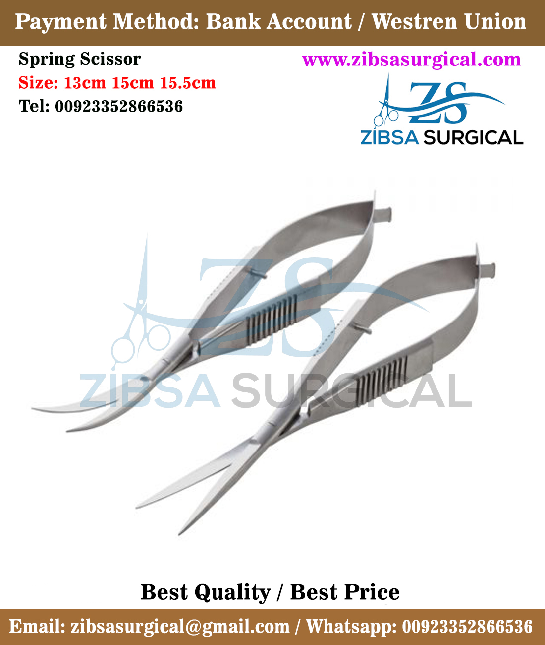 Spring Scissor – Zibsa Surgical